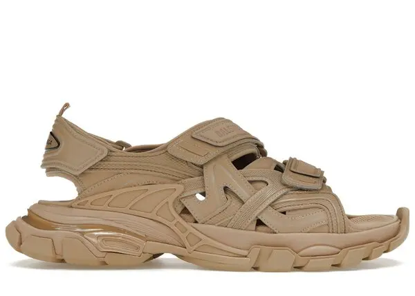 Balenciaga Track Sandal - Beige