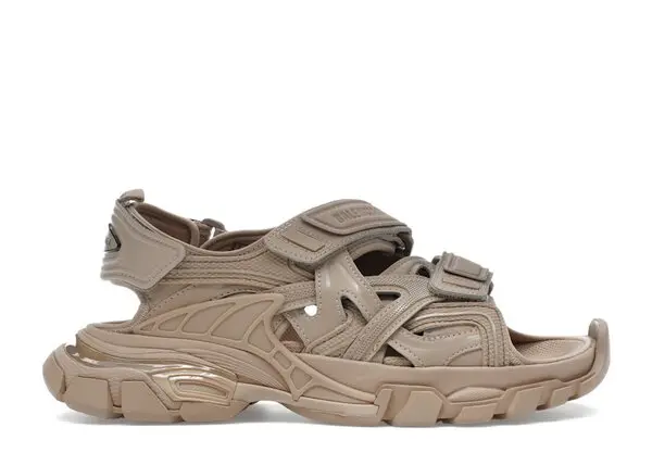 Balenciaga Track Sandal - Beige