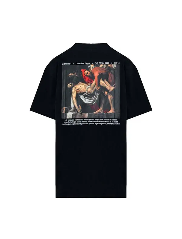 Off-White Off Off Carav Deposition Over Short Sleeve Tee Shirtin