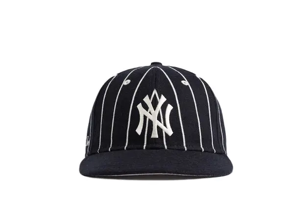 Aimé Leon Dore New Era Wool Pinstripe Yankee Cap - Navy Blue
