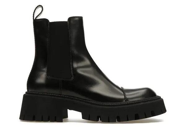 Balenciaga Tractor 20mm Boot - Black