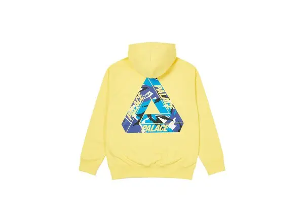 PALACE Tricamo Hood - Yellow
