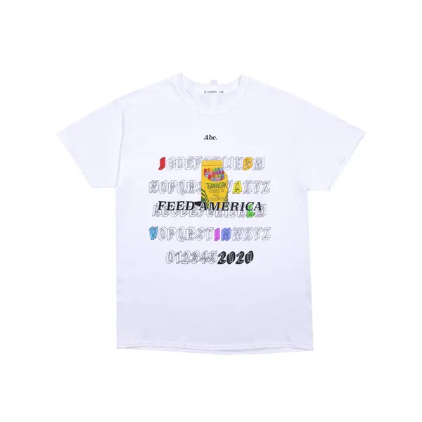 ADVISORY BOARD CRYSTALS X J Balvin Feeding America Colores T-shirt - White