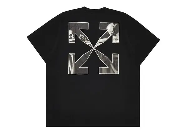 Off-White Caravag Arrow Over T-shirt - Black