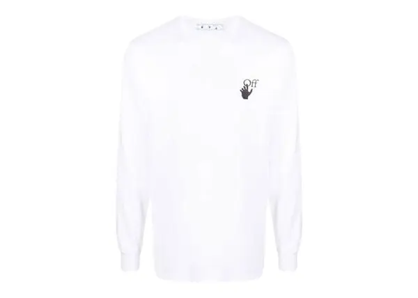 Off-White Off Degrade Arrows Long Sleeve Tshirtin - White