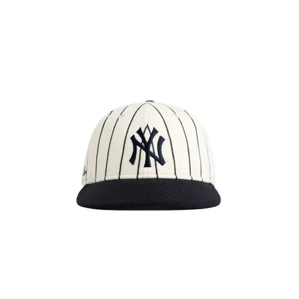 Aimé Leon Dore New Era Pinstripe Yankee Cap - White/navy Blue