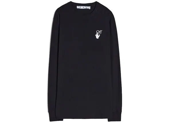 Off-White Degrade Arrows Long Sleeve T-shirt - Black