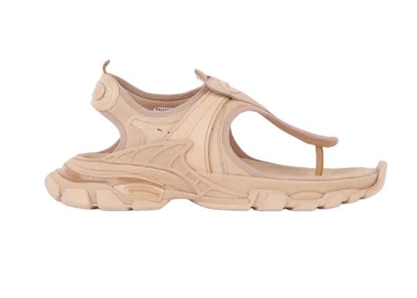 Balenciaga Track Thong Sandal - Beige
