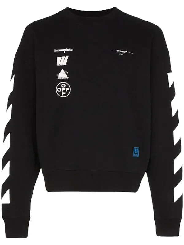 Off-White Diag Mariana De Silva Sweatshirt - Black