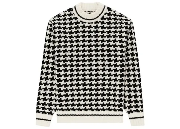 Aimé Leon Dore Knit Houndstooth Crewneck Sweater