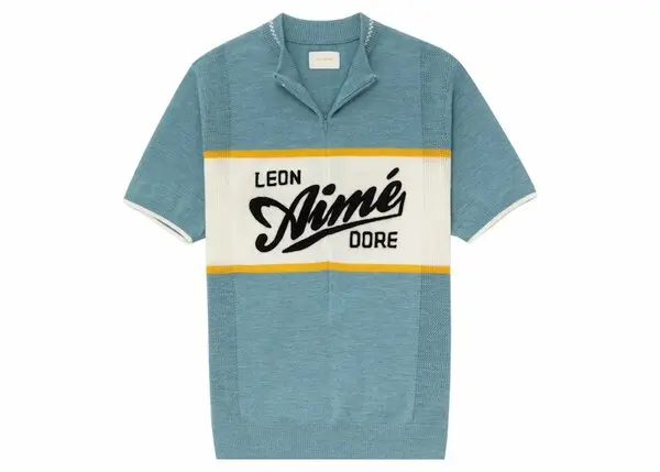 Aimé Leon Dore Knit Cycling Jersey - Blue