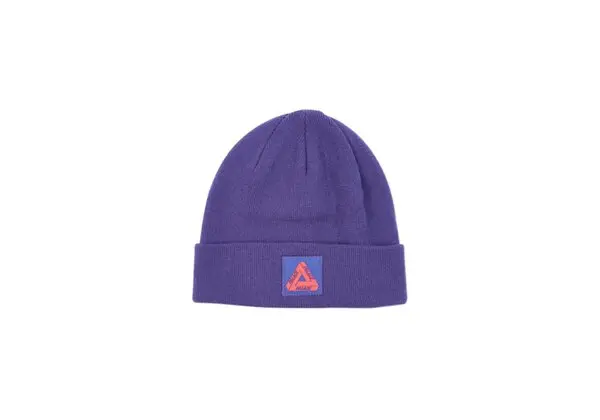 PALACE Triferg Patch Beanie - Purple