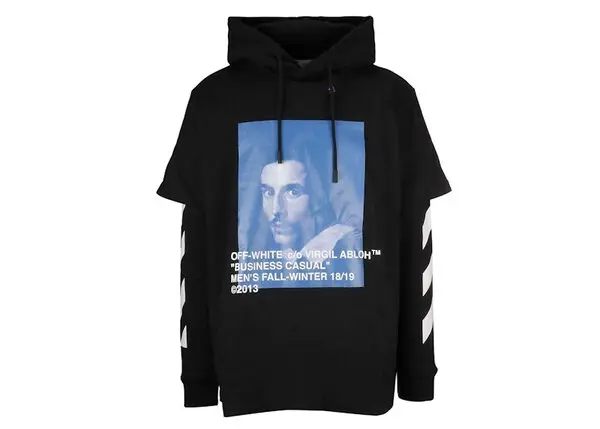 Off-White Diag Bernini Long Sleeve Hoodie