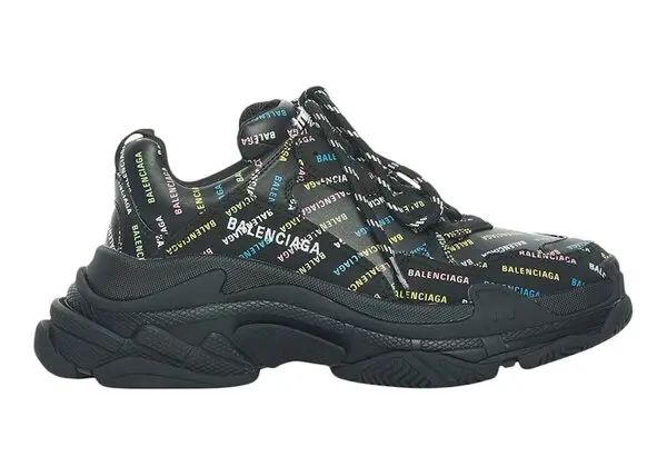 Balenciaga Triple S Allover Logo Sneakers