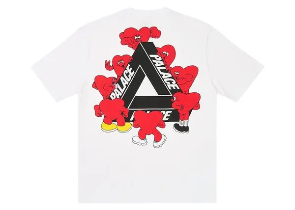 PALACE Trihearts T-shirt - White