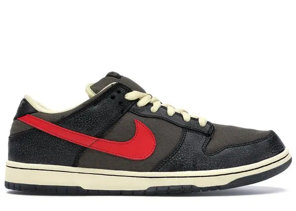 Nike Dunk Low Sneakers - Black/atom Red
