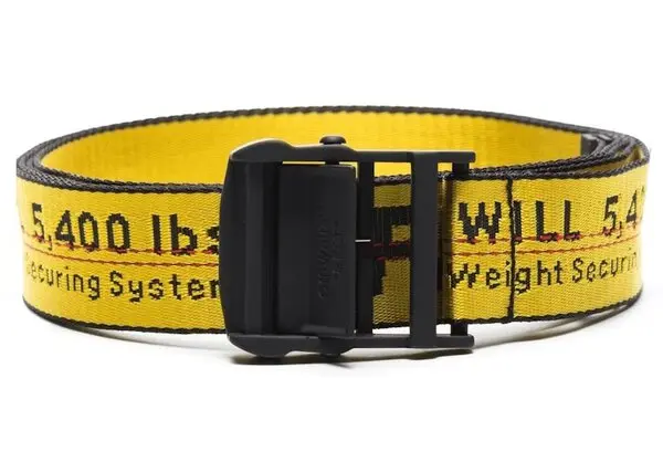 Off-White Classic Industrial Belt - Yellow/black