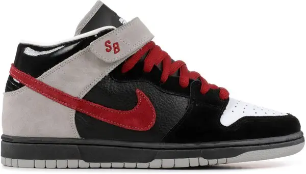 Nike Dunk Mid Sneakers - Black/varsity Crimson