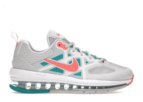 Nike Air Max Genome Sneakers - White/turquoise/orange