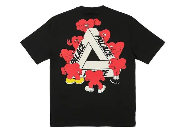 PALACE Trihearts T-shirt - Black
