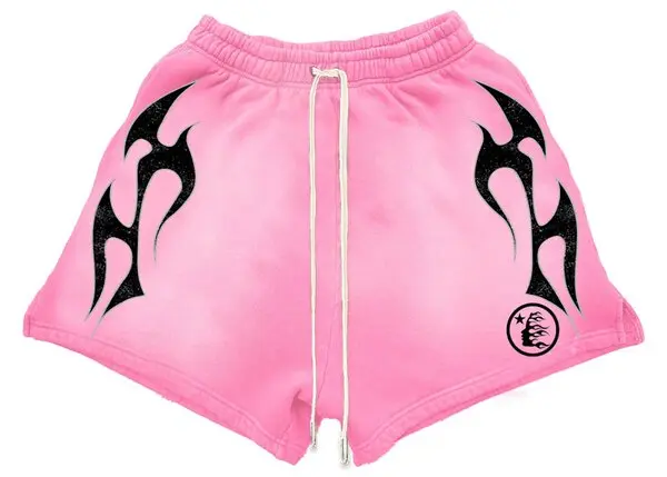 HELLSTAR Flame Shorts - Pink