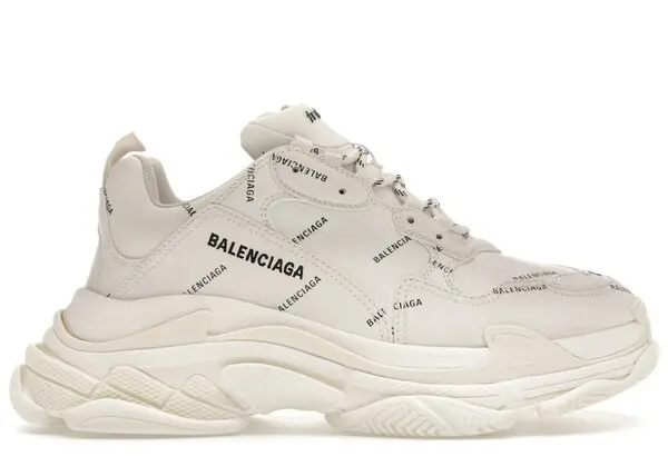 Balenciaga Triple S Allover Logo Sneakers