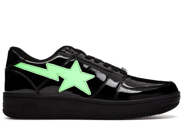 A BATHING APE Sta Low Weeknd Xo Sneakers - White/volt