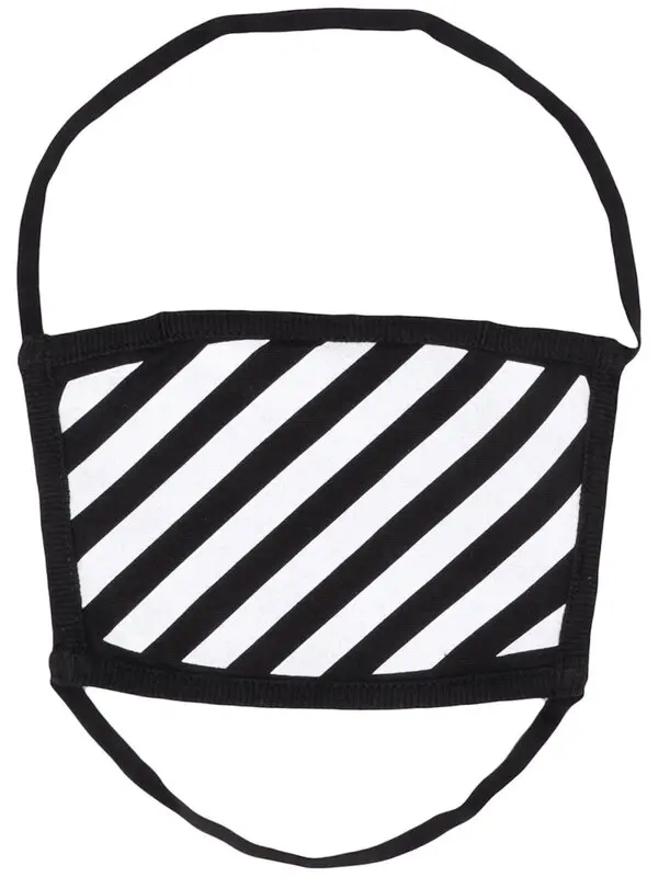 Off-White Off Off Diag Over The Head Face Maskin - Black/white