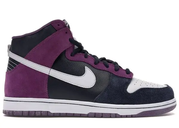 Nike Dunk High Sneakers - Dark Obsidian/mtlc Platinum