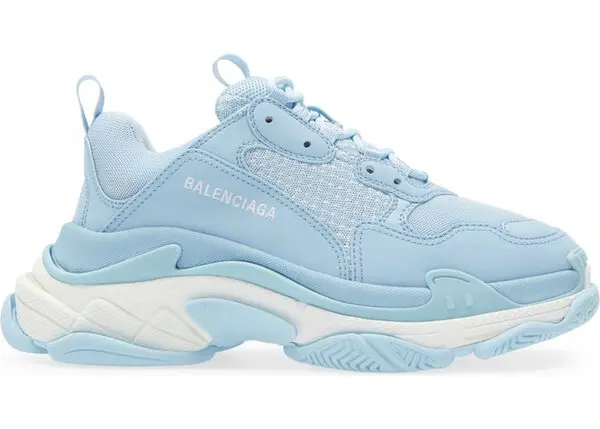 Balenciaga Triple S Sneakers - Baby Blue/white