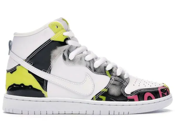 Nike Dunk High De La Soul Sneakers - White/firefly