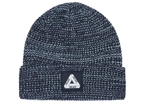 PALACE Trifreg Patch Beanie - Navy Blue