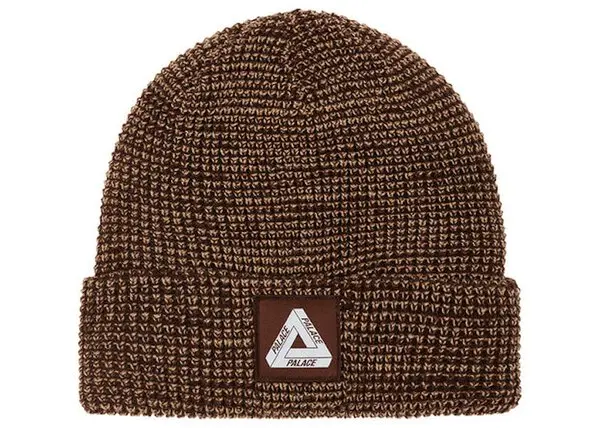 PALACE Trifreg Patch Beanie - Brown
