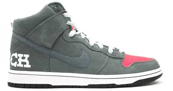 Nike Dunk High Brain Wreck Sneakers - Pavement Grey/neutral Grey/vivid Pink