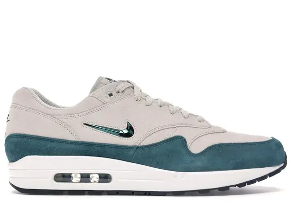 Nike Air Max 1 Jewel Atomic Teal - Light Bone/dark Atomic Teal/white