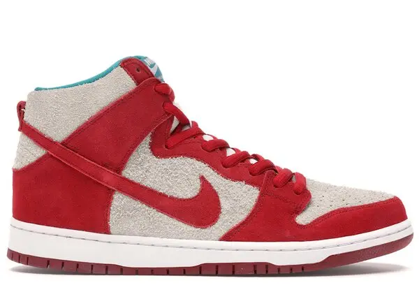 Nike Dunk High Sneakers - Gym Red/white