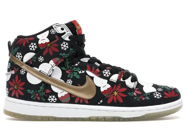 Nike Dunk High Concepts Sneakers - Black/pine Green/university Red