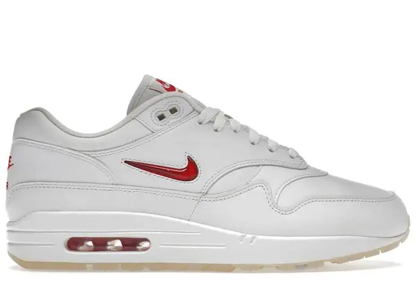 Nike Air Max 1 Jewel Sneakers - White/university Red