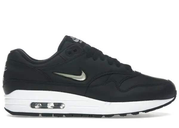 Nike Air Max 1 Premium Jewel - Black/metallic Silver/white