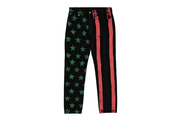 DENIM TEARS X Cpfm 4th Of July Denim Plant Jeans - Black
