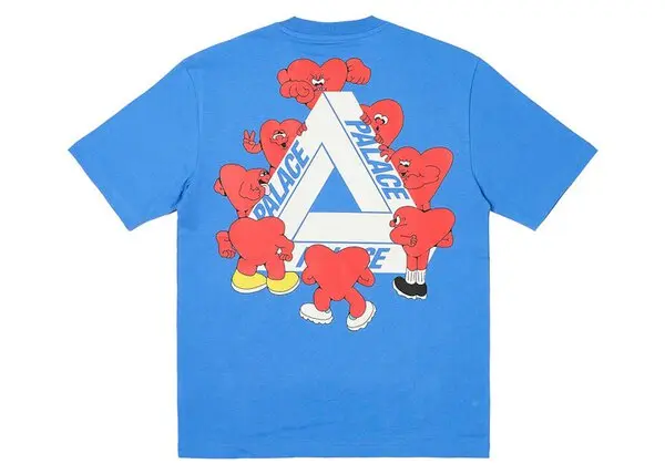 PALACE Trihearts T-shirt - Palatial Blue
