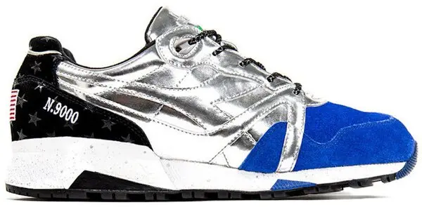 DIADORA N9000 Social Status Rio Olympic Medalsin - Silver/blue
