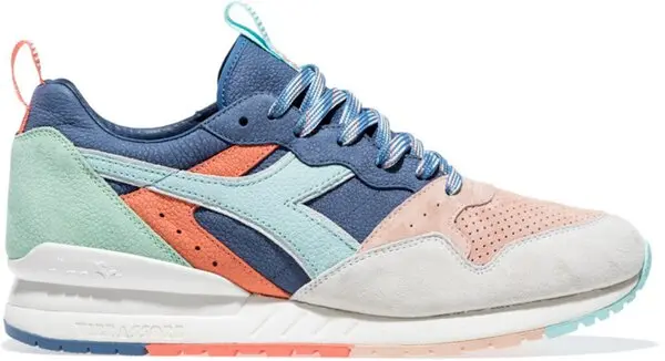 DIADORA Intrepid Kith From Seoul To Rio Sneakers - Sand/blue/orange