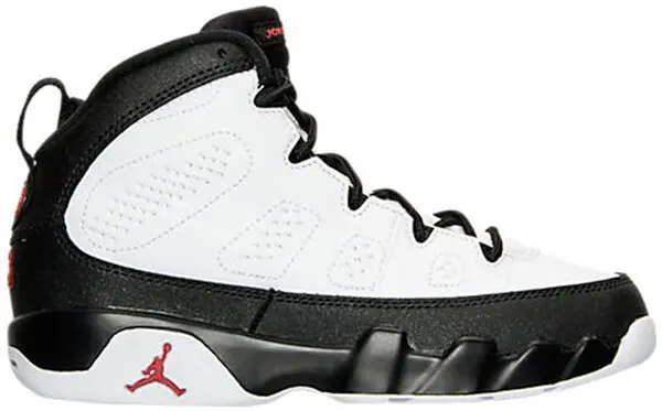 JORDAN 9 Retro Og Sneakers - White/black/true Red