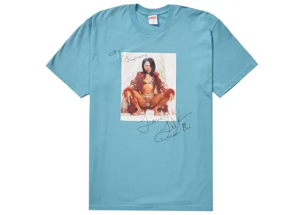 Supreme Lil Kim Tee Shirt - Light Slate