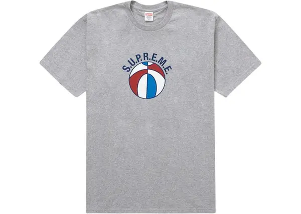 Supreme League Tee Shirt - Heather Grey