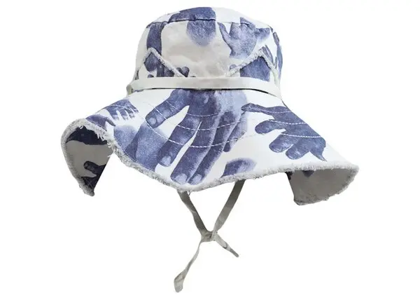 DENIM TEARS X Levi's Printed Sun Hat - Indigo
