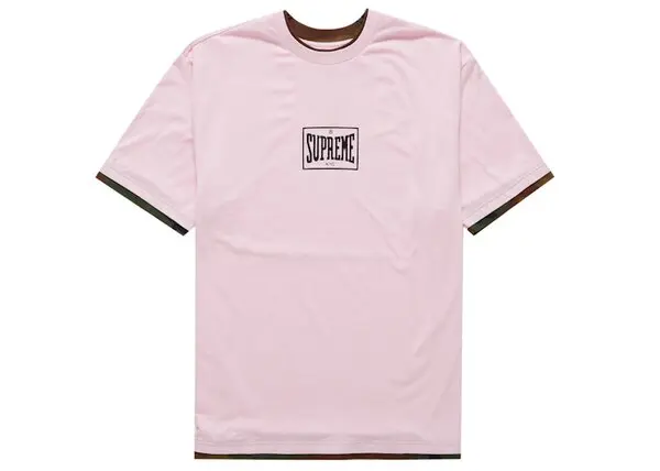 Supreme Layered Short Sleeve Top - Pink