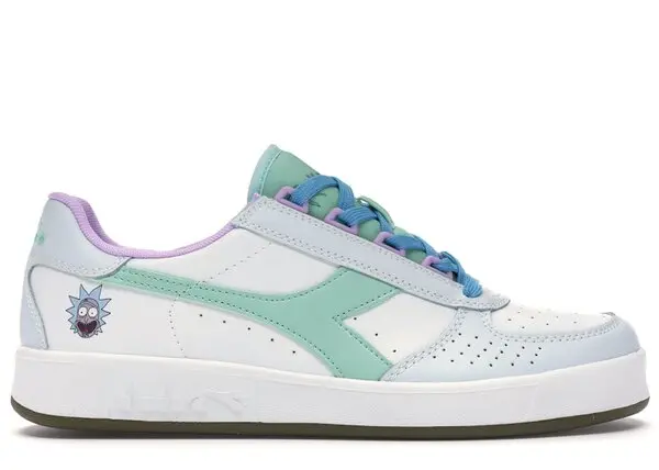 DIADORA B. Elite Rick And Morty Sneakers - White/green/blue