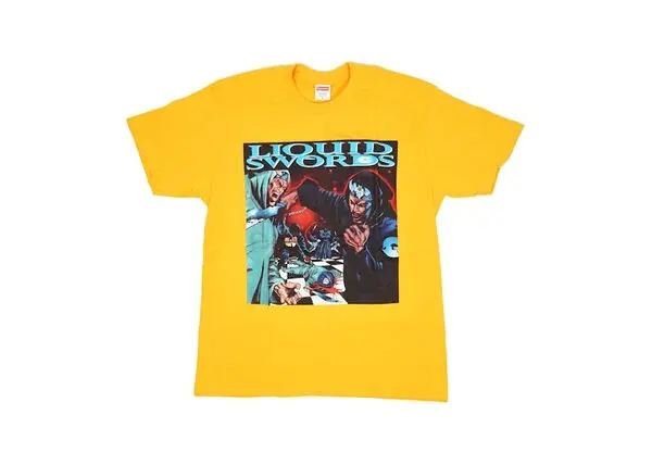 Supreme Liquid Swords Tee Shirt - Bright Orange